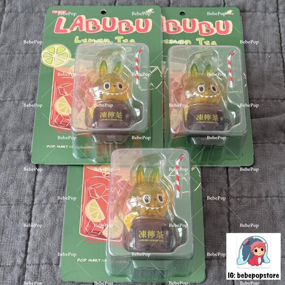 POP MART | Toys | Labubu Lemon Tea Figure | Poshmark